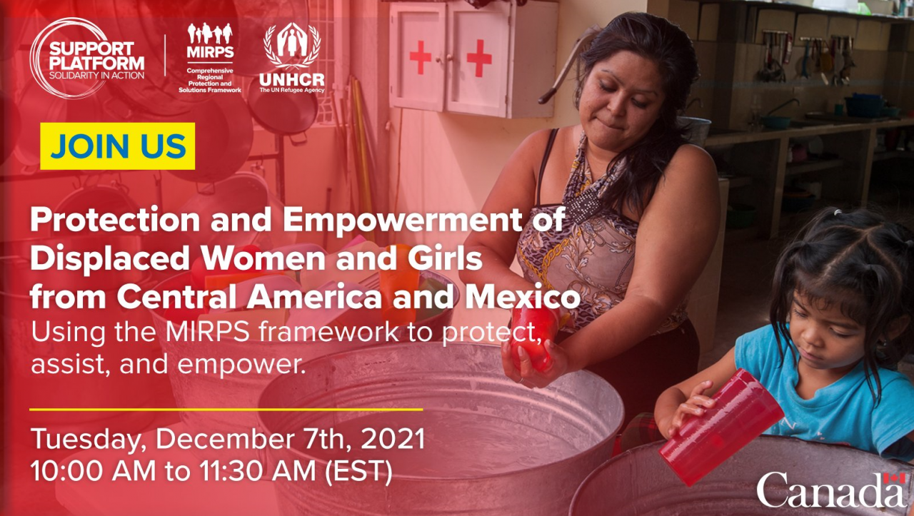 Event on Protection and Empowerment of Displaced Women - MIRPS